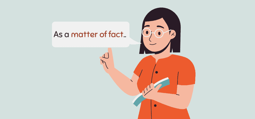 Matter of Fact vs. Fact of the Matter