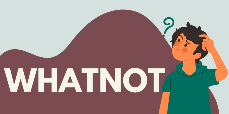 Whatnot or What Not - Usage & Meaning